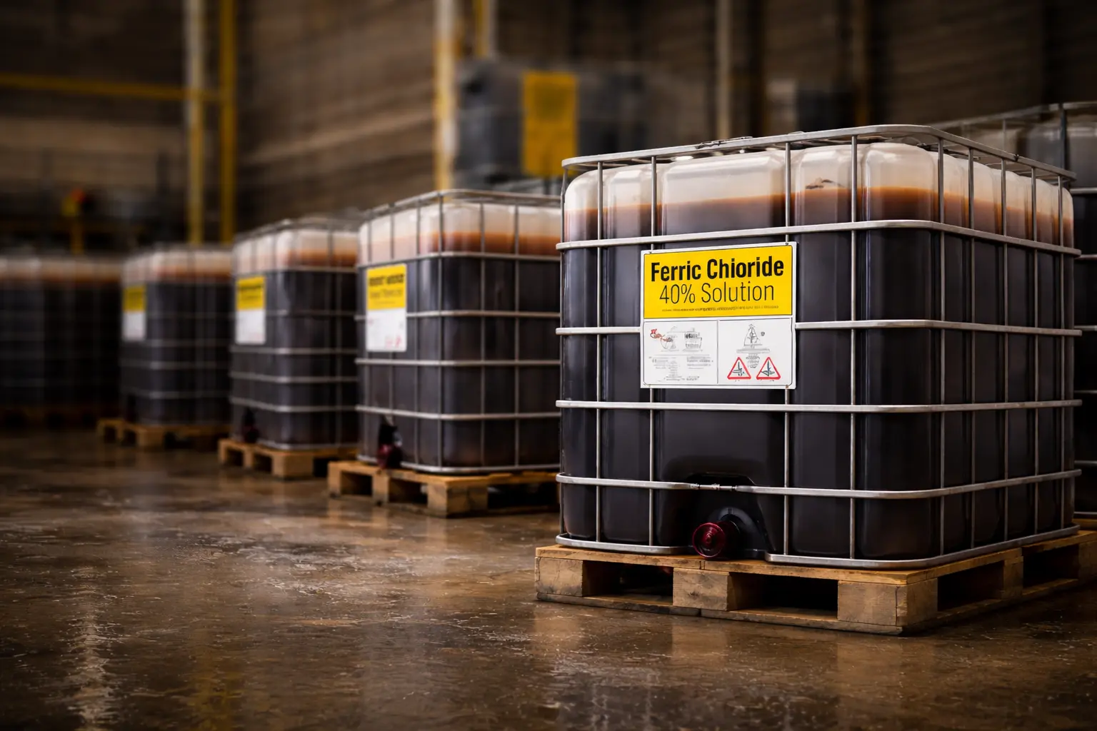 Ferric Chloride 40% Supplier in UAE | Hazchem Chemicals LLC